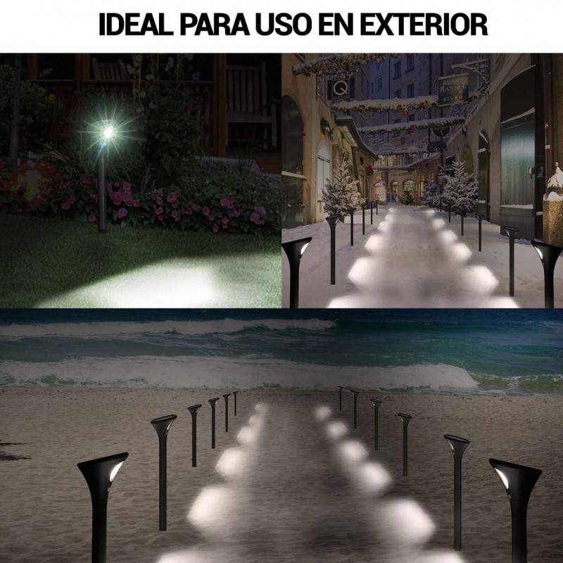 Baliza Solar LED con Sensor PIR - Lámpara solar con sensor de exterior Baliza Solar LED con Sensor PIR - Lámpara solar con sensor de exterior