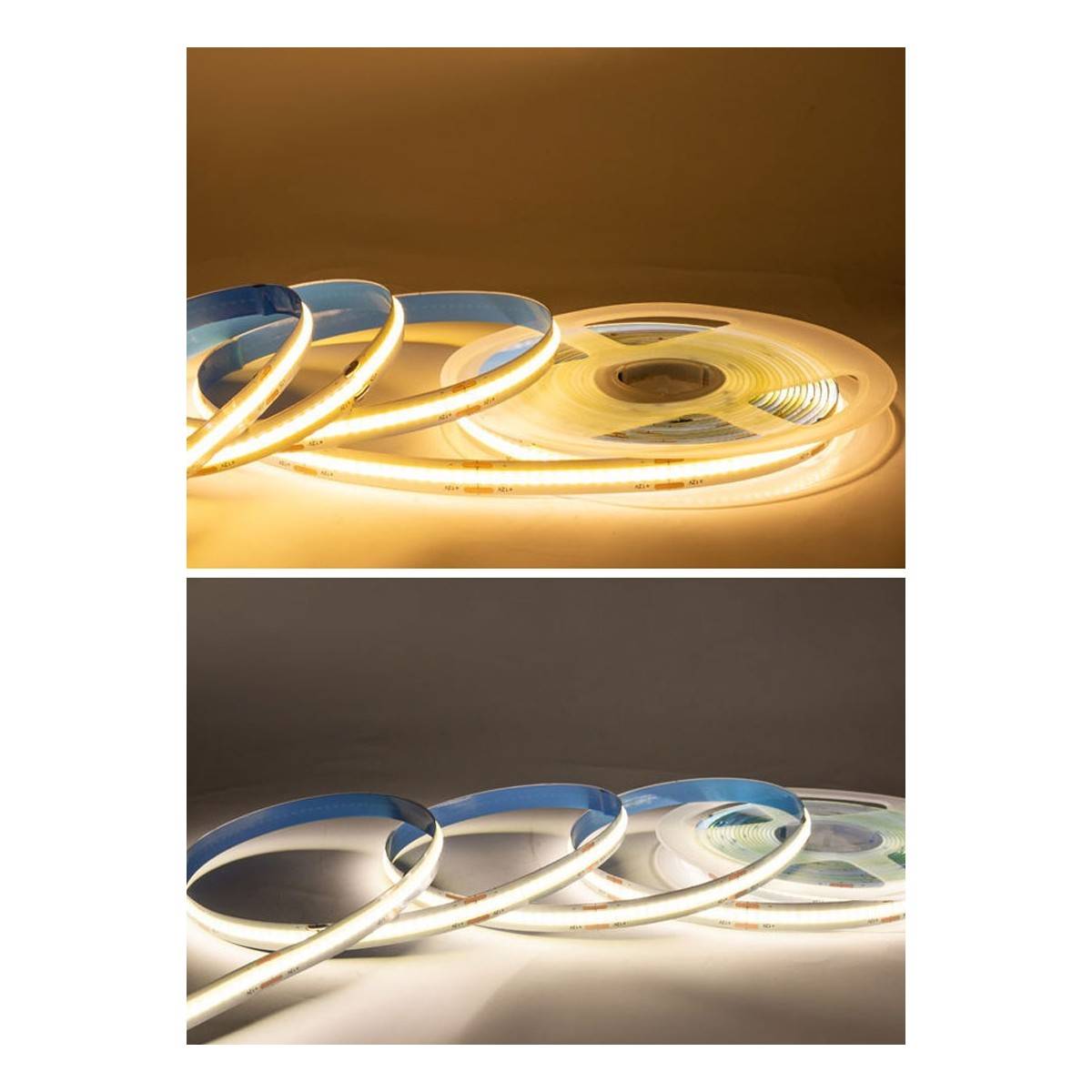 Tira LED COB 24V DC - 12W/m - 10mm - IP20 - Rollo de 10 metros - Corte cada 5cm