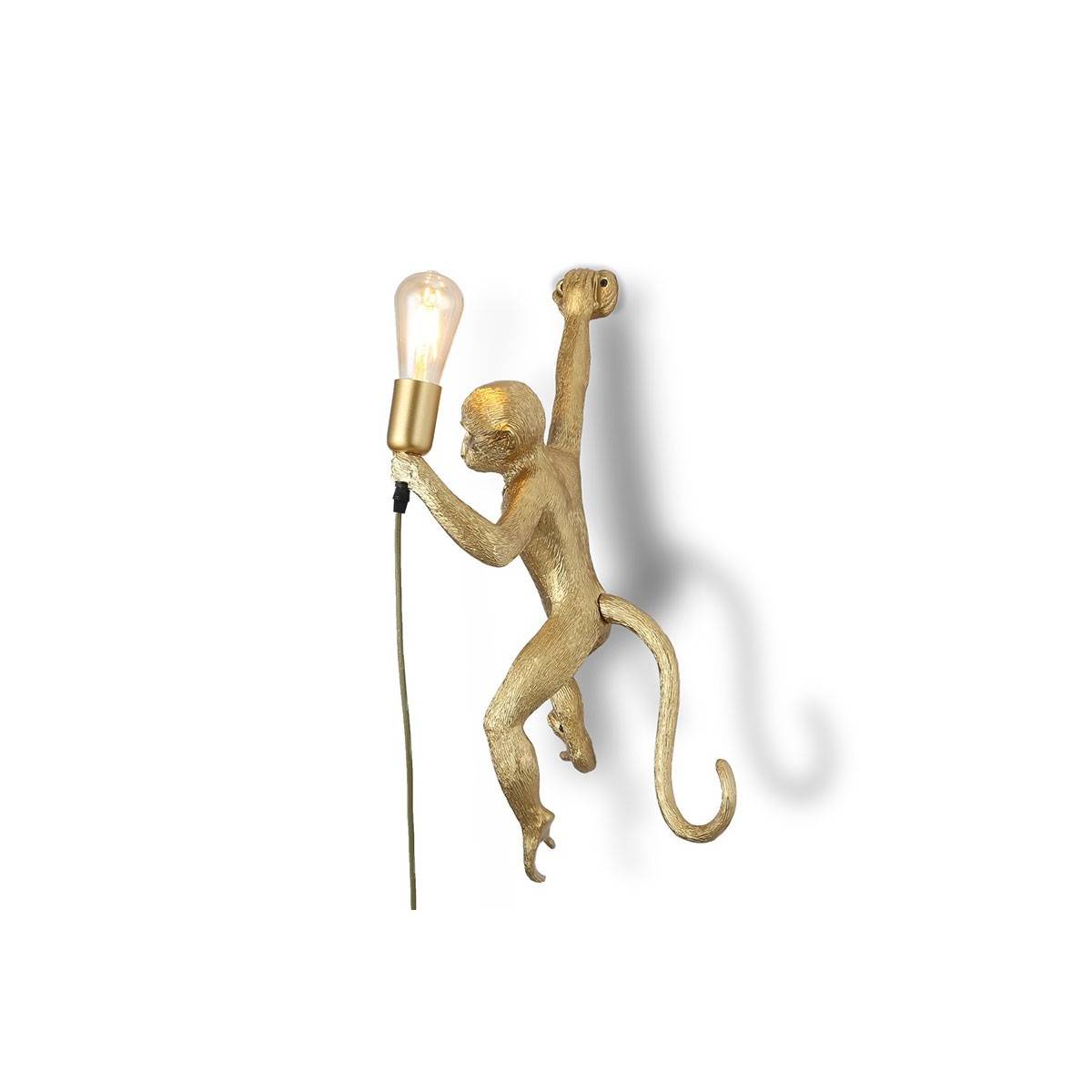 Aplique de pared mono de resina "César" / Inspiración SELETTI lámpara ...