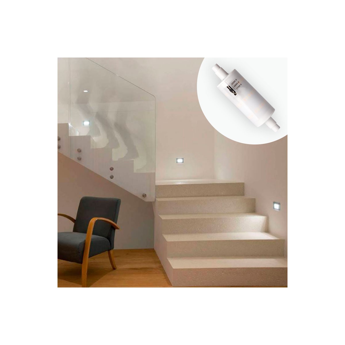 Bombilla LED R7S FUMAGALLI - CCT - 4W - 400lm