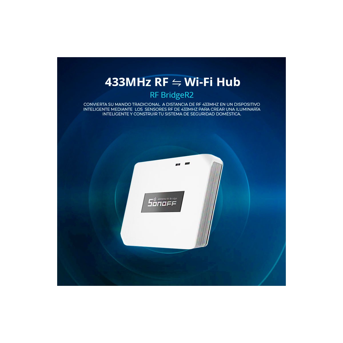 Sonoff RF Bridge R2 433MHz RF-WiFi bridge