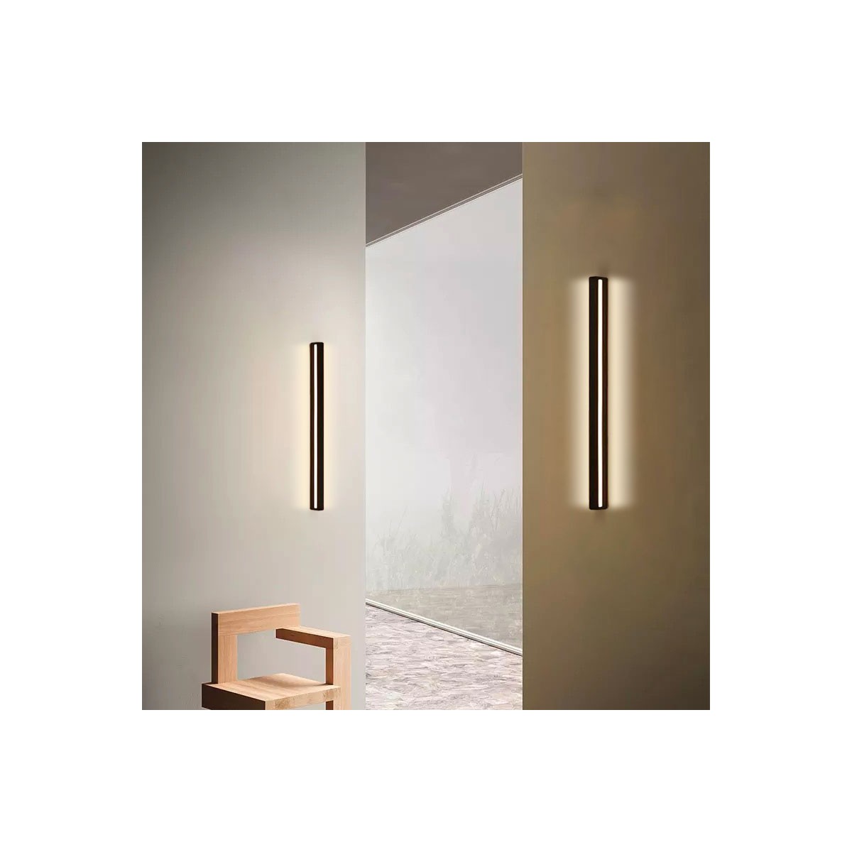 Comprar aplique lineal de pared LED integrado - 13W - 60cm - IP20 - 60 cm