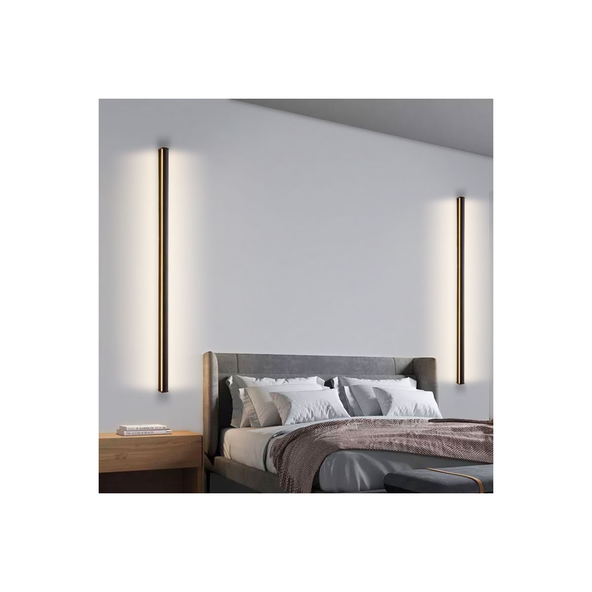 Comprar aplique de pared lineal LED integrado - 3000K - 33W - IP20 - 150 cm