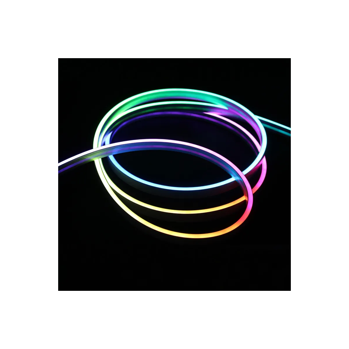 Neón LED Flexible RGB 24V/DC 4x10mm - 5 metros - Kit completo - IP67 ...