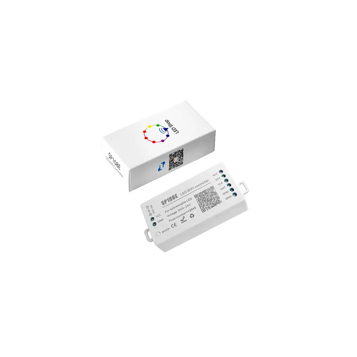 Controlador LED IC pixel WIFI RGB/RGBW - 5-24V DC