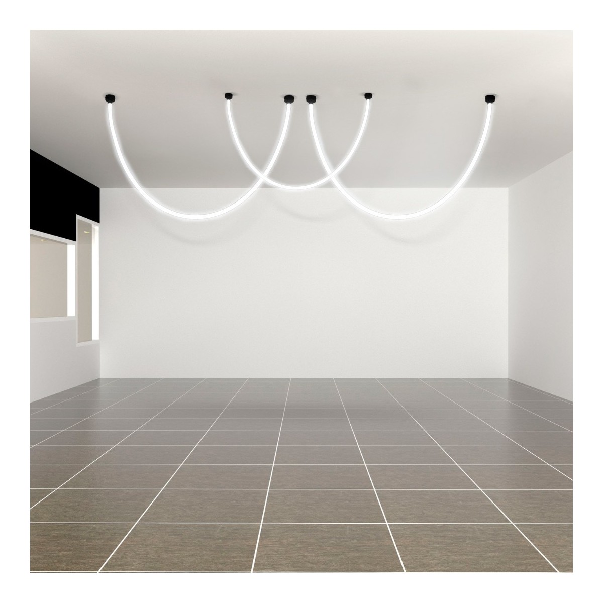 Neón LED flexible 360º circular doble tira - 24V DC - Ø22mm - 240Ch/m ...