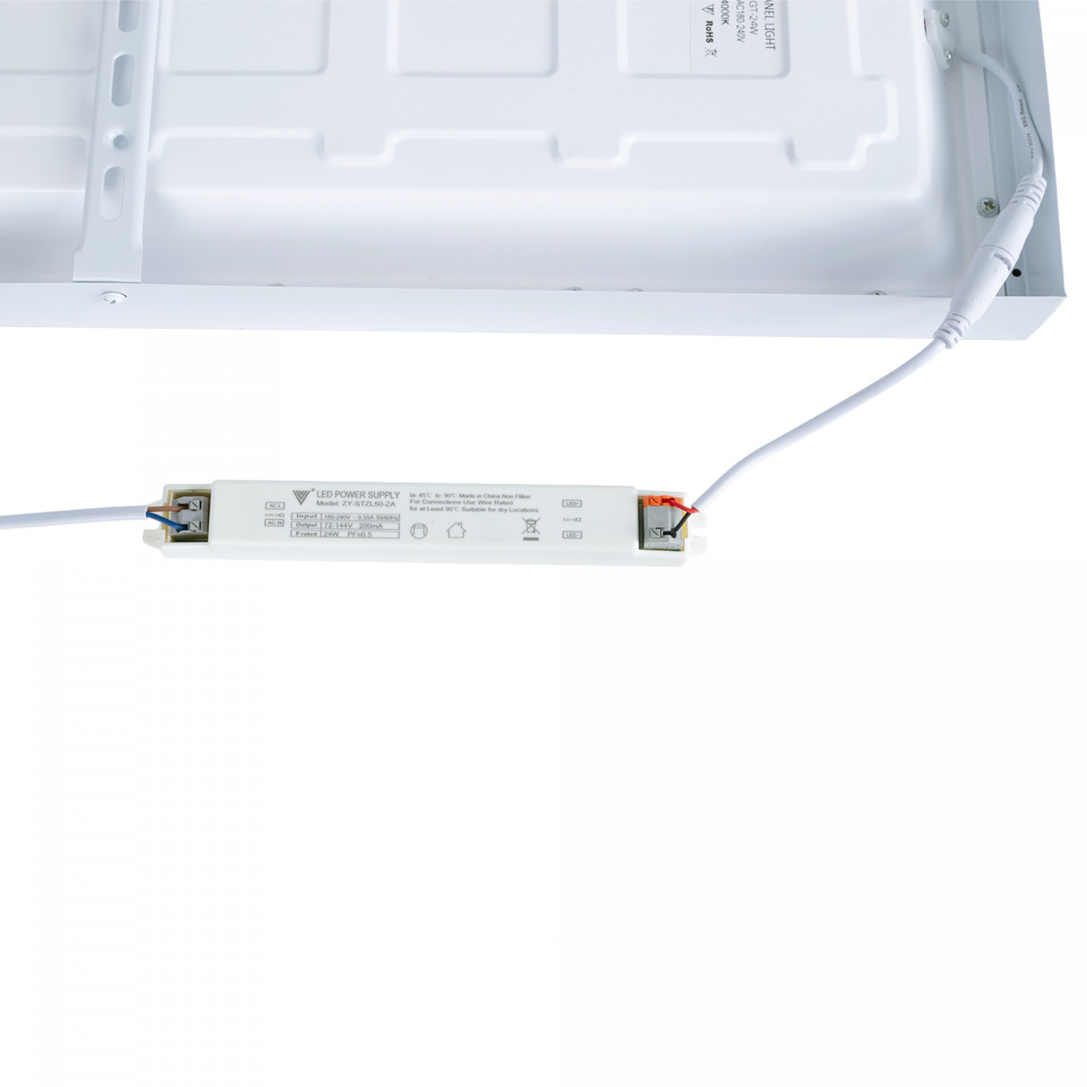 Panel LED 60x30 24W de Superficie con Marco Blanco