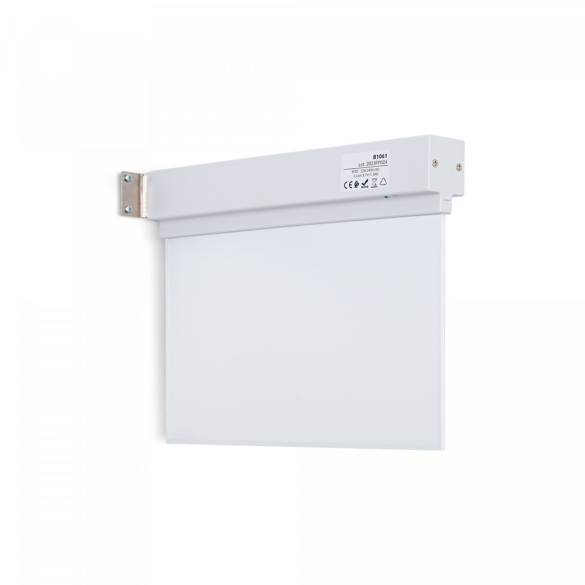 Luz de emergencia permanente de superficie con cartel "Exit"