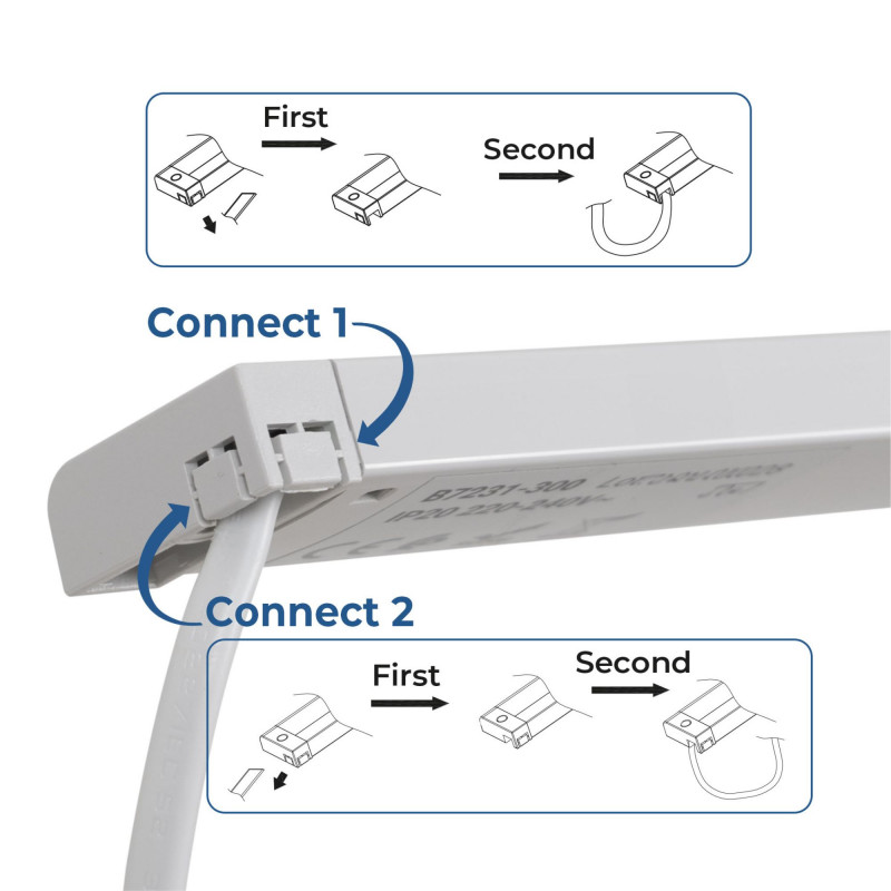 Barra LED bajo mueble 4W - CCT - Con sensor IR - 30cm Barra LED bajo mueble 4W - CCT - Con sensor IR - 30cm