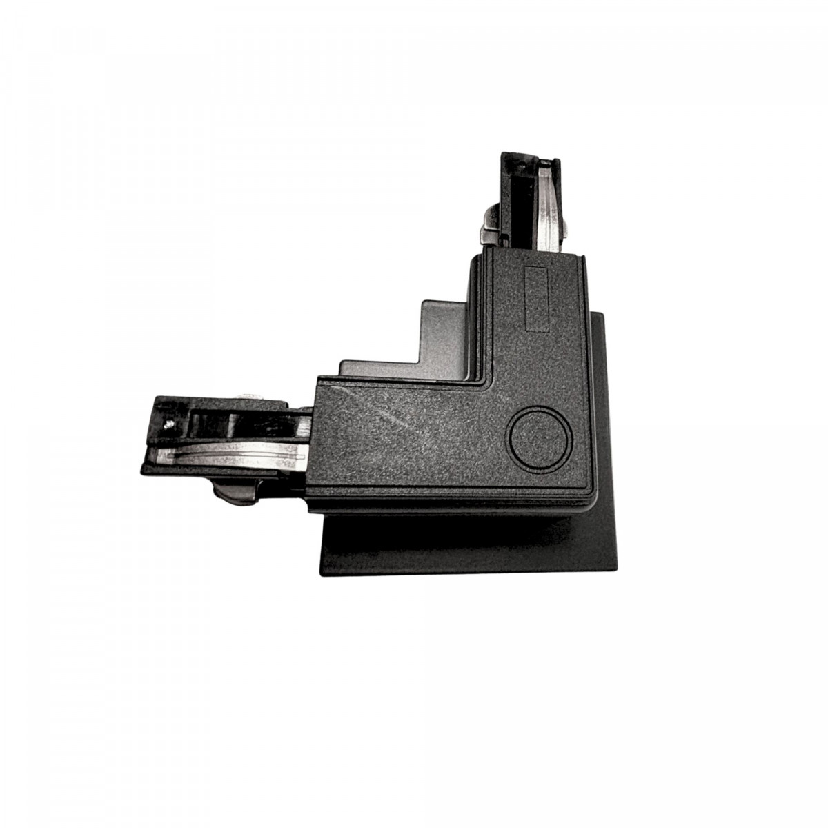 Unión rígida en L para carril trifásico empotrable - 90º - IZQUIERDA