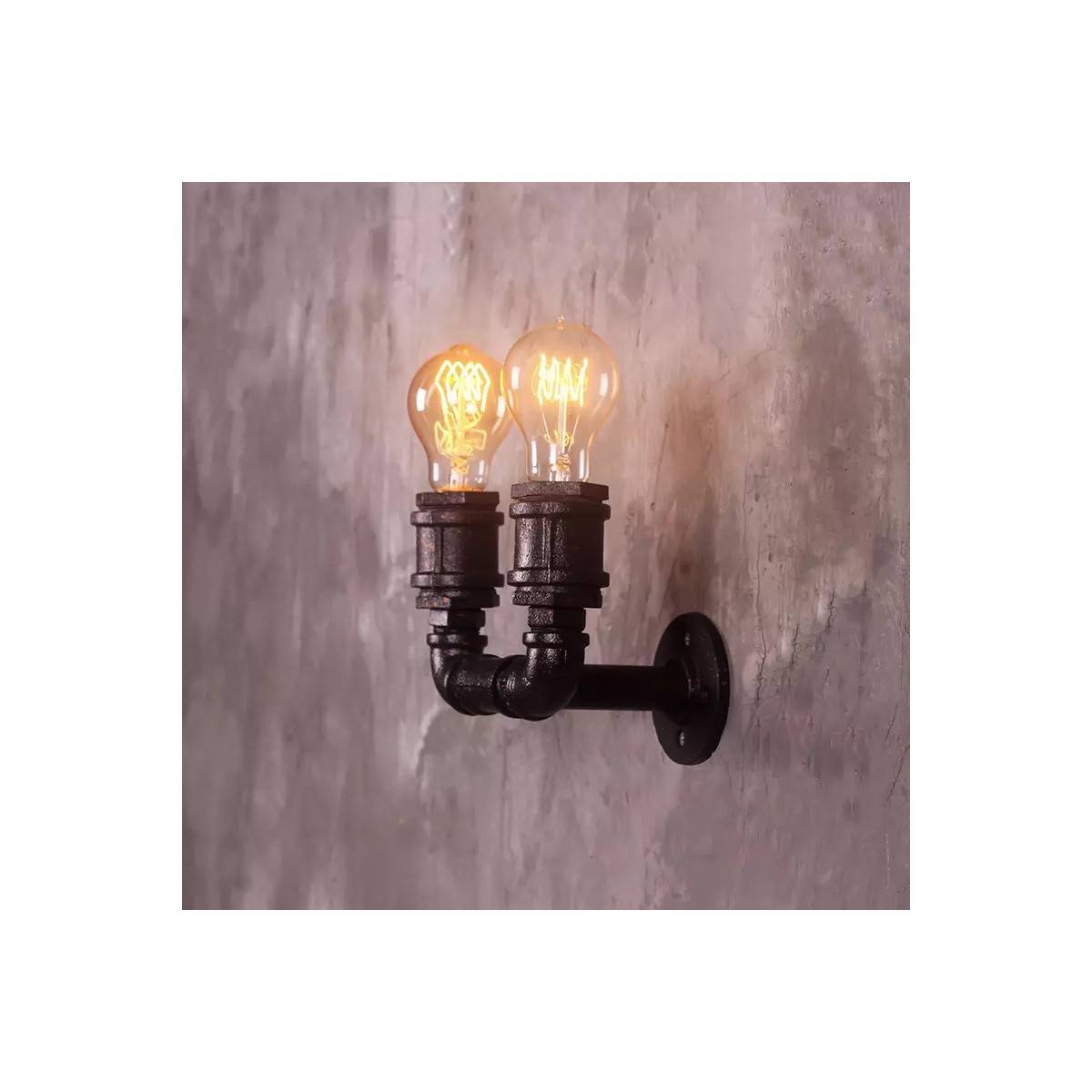 Lámpara estilo industrial de tubería Copper | B·LED