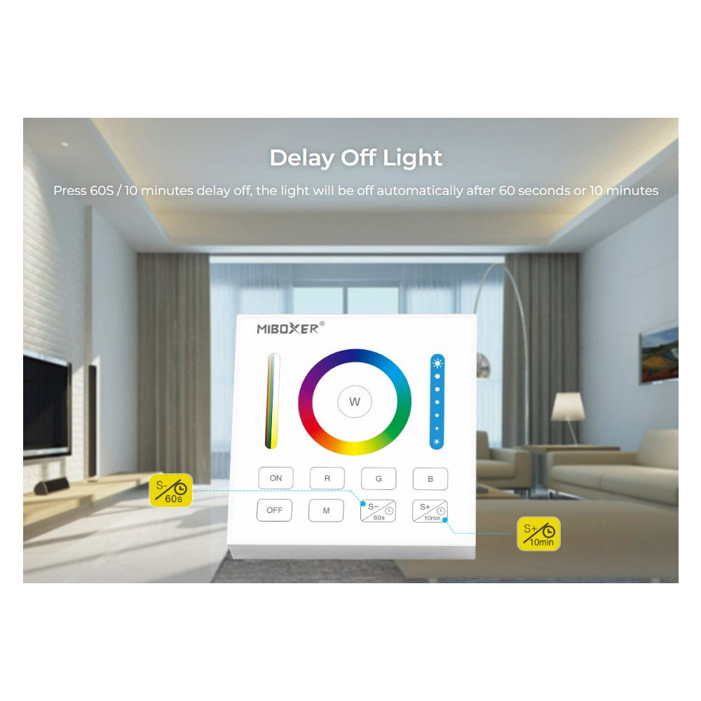 RGB+CCT touch control panel - 1 zone - Black - MiLight – Barcelona Led