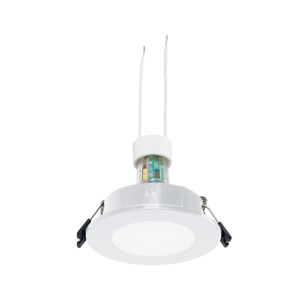 KIT Waterproof recessed ring Ø90mm + GU10 6W bulb + Lamp holder ...