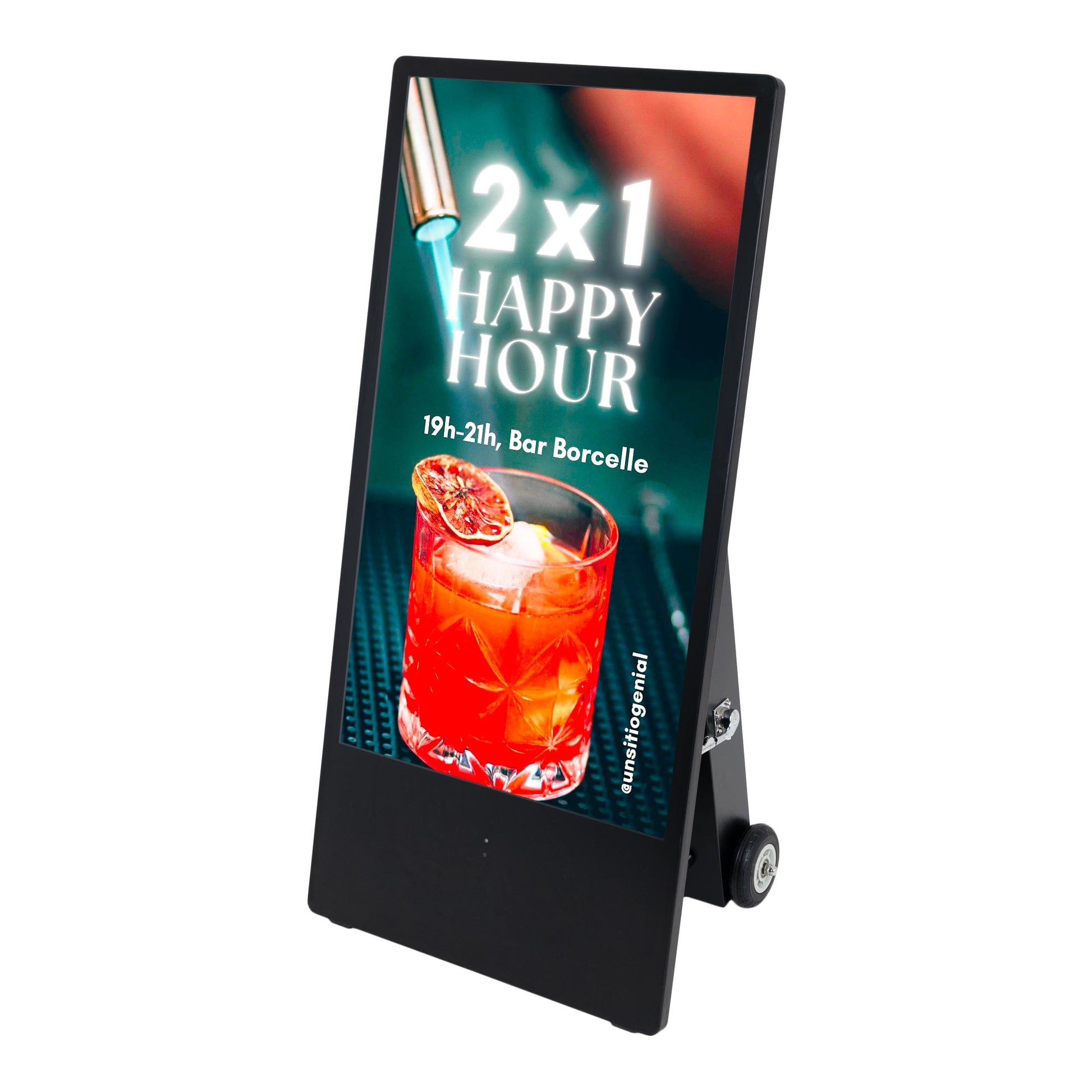 43'' Portable Outdoor Advertising Display - Full HD LCD – Barcelona Led