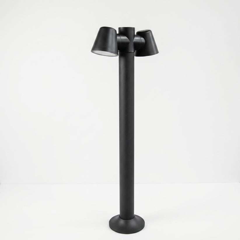 Adjustable exterior bollard "ASTUM II" 80 cm GU10 IP54 black ...