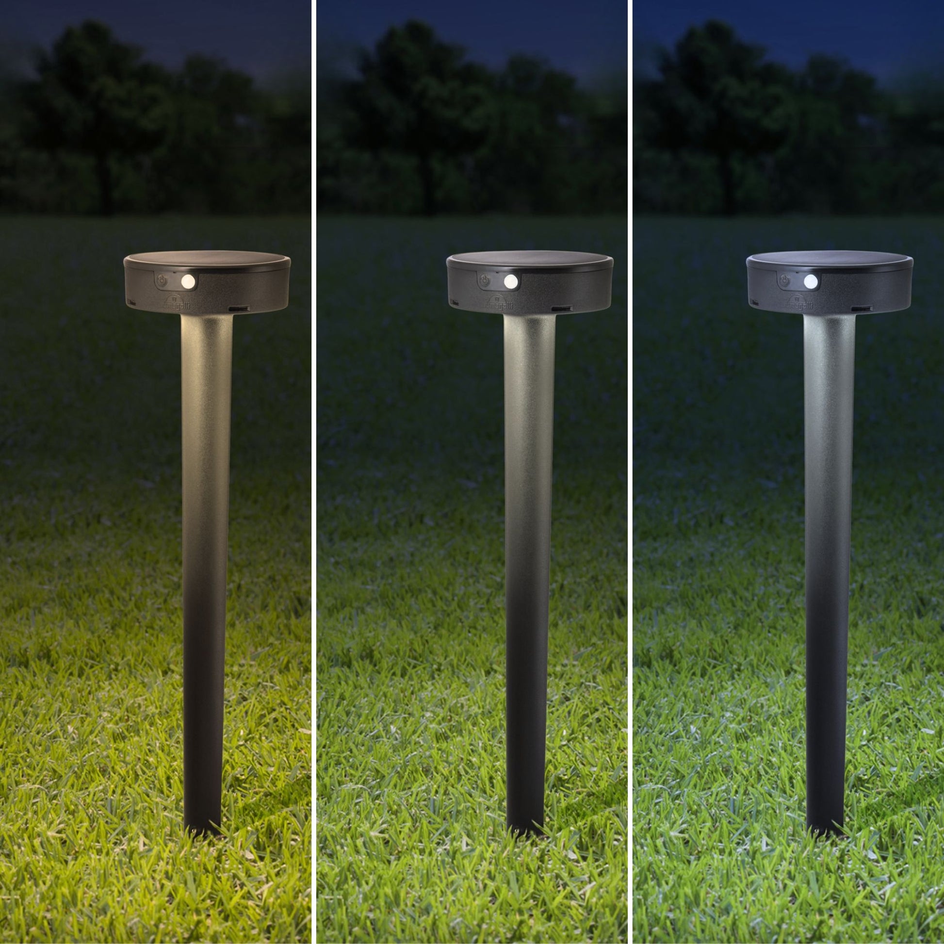 "FIORINA" LED solar bollard with PIR sensor - CCT - IP55 - FUMAGALLI ...