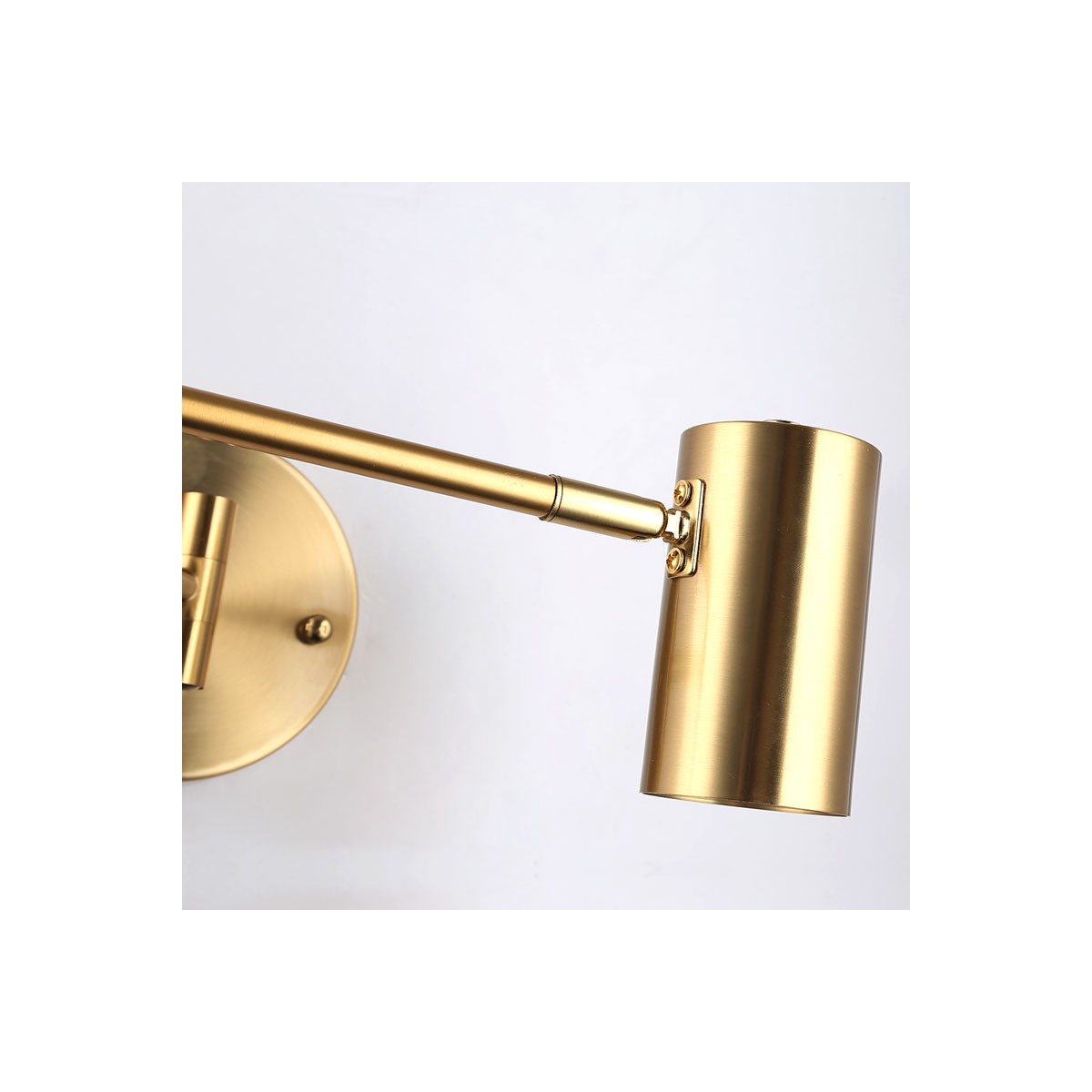 Verstellbare Wandleuchte mit Stecker „Lisa“ - E27 G45