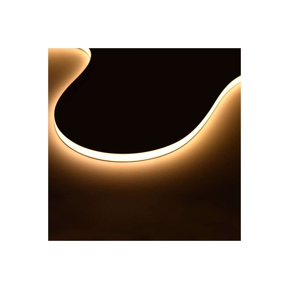 Flexibles LED-Neon 24V DC - 5 x 11 mm - 5 Meter - Komplettset - 11 W/m ...