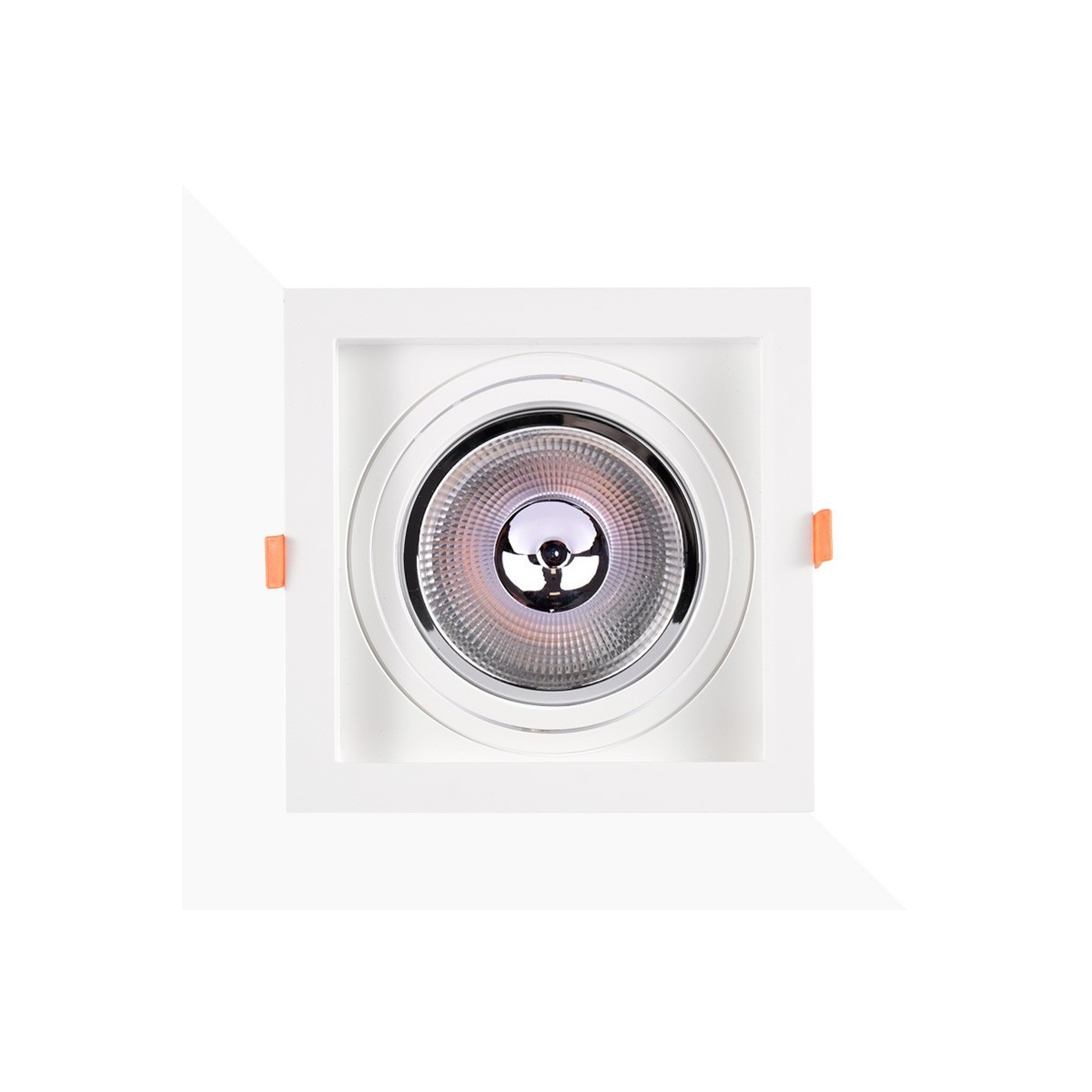 3er Pack – Downlight Einbauring kardanisch für QR111 oder AR111 ...