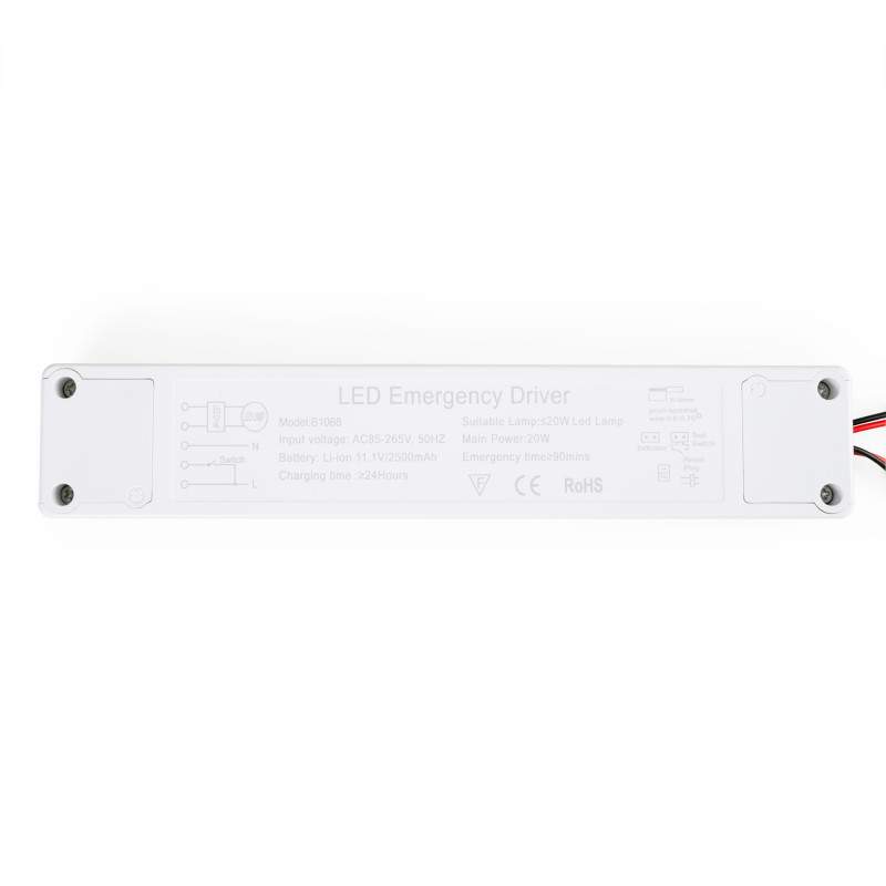 Notlicht LED Treiber - Ausgang 3-20W - 2h Autonomie - Licht 3-20W
