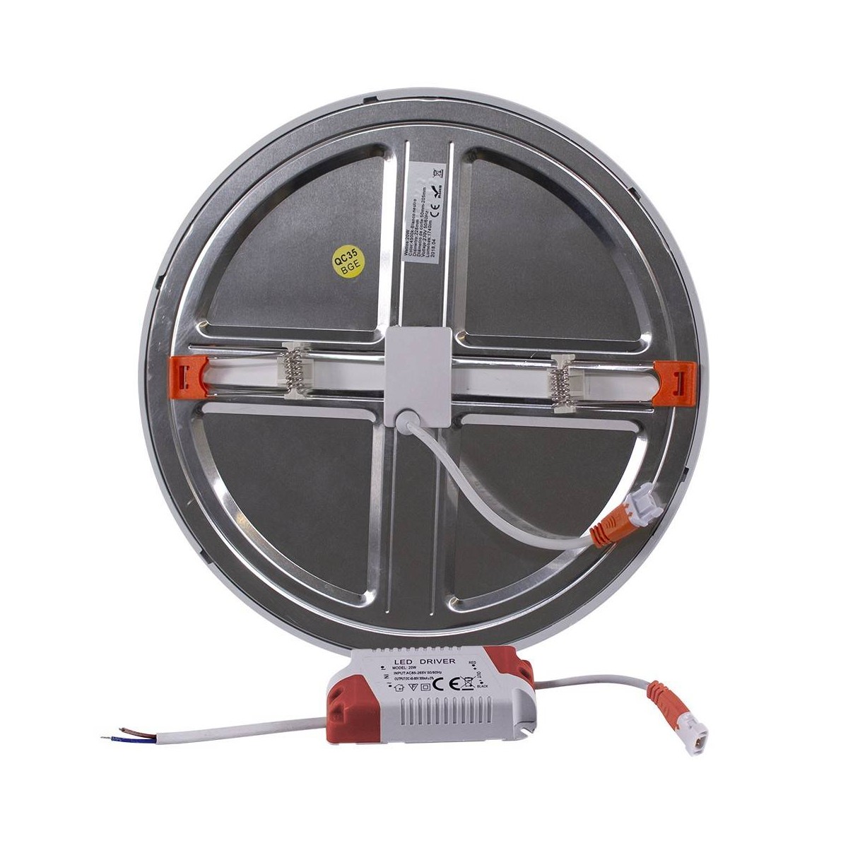 Recessed circular LED downlight - Adjustable cutout diameter: Ø 50 to ...