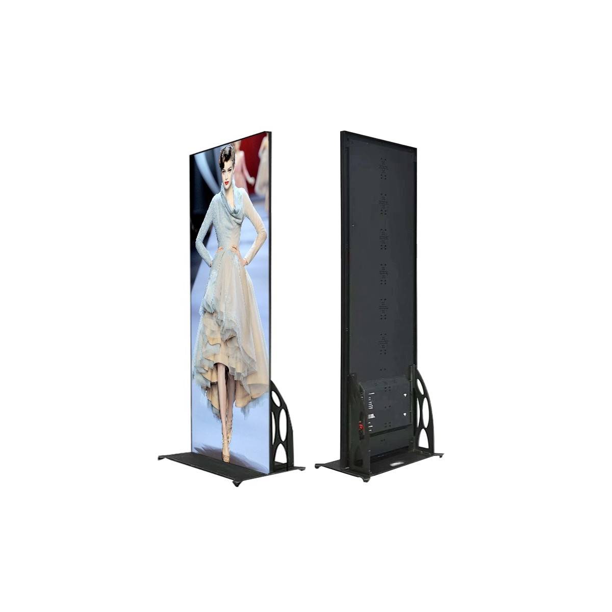 Metal base for advertising display 2.5 vertical
