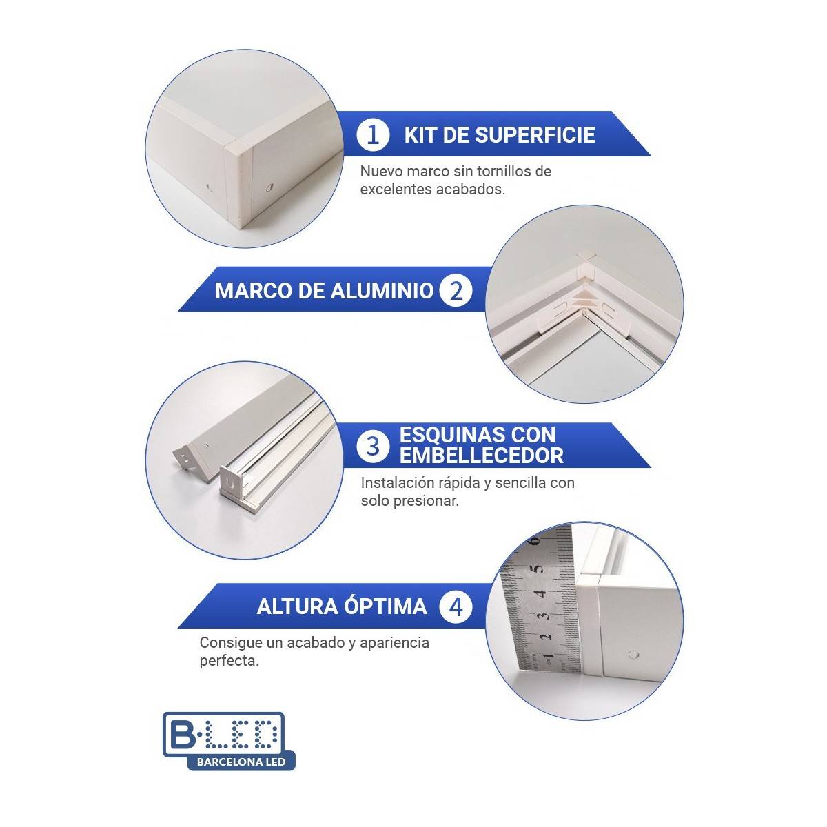 LED panel surface kit slim 1200x600mm