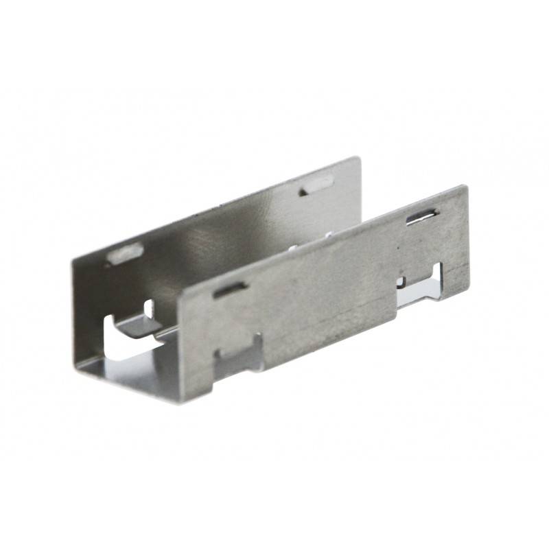 Aluminum clamp to fasten flexible LED neon 10x10mm