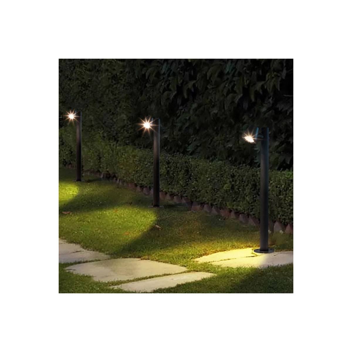 Buy Outdoor LED Lighting GU10 Steel Bollard GU10 IP44