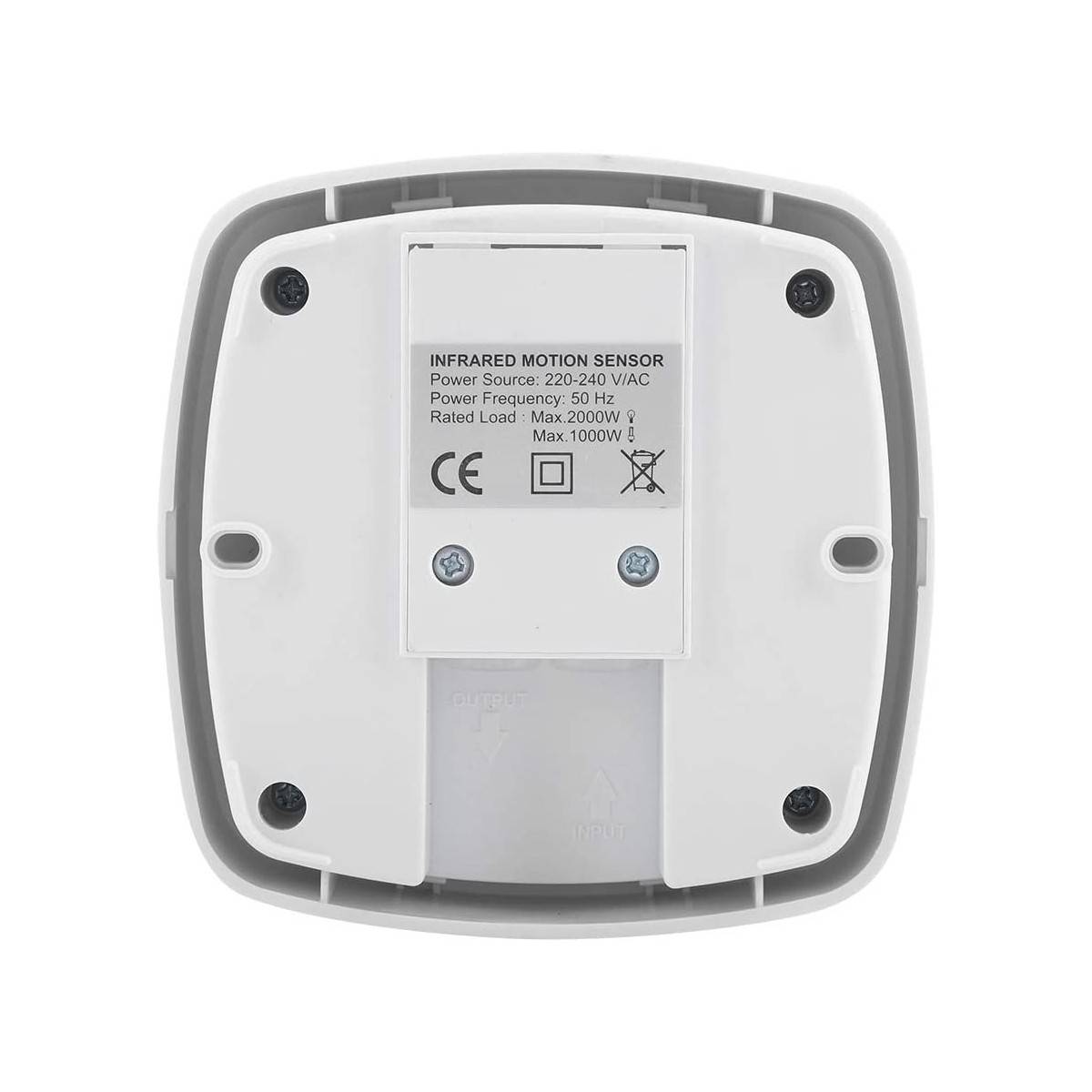 Surface motion sensor, Remote control included, 360° range IP65