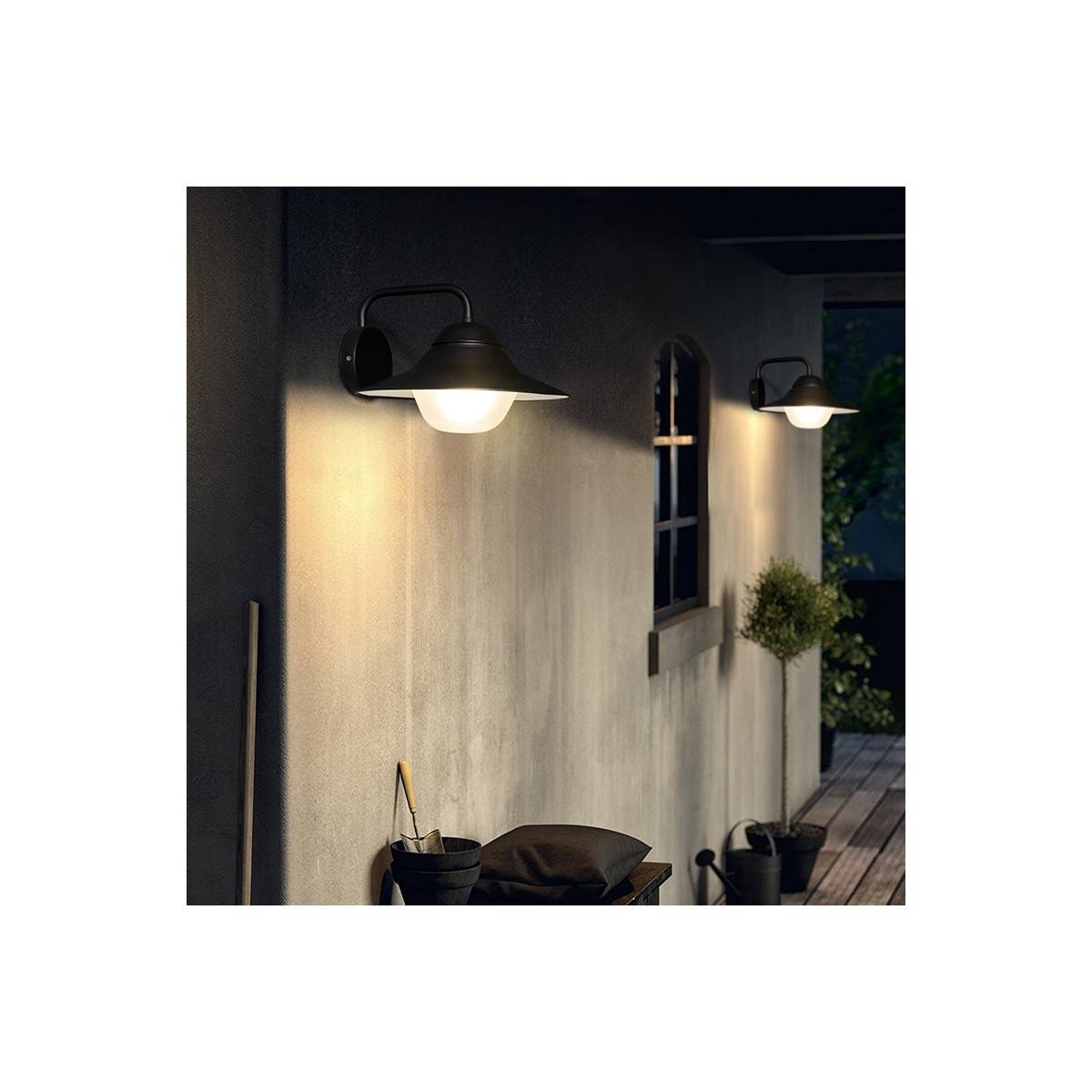 Modern outdoor wall light IP44 E27 - Outdoor LED lighting