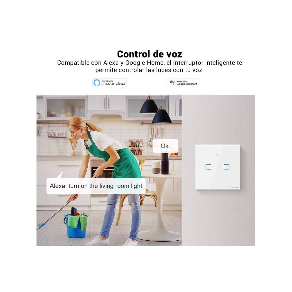 SONOFF T0EU2C TOUCH TOUCH smart switch | Touch switch
