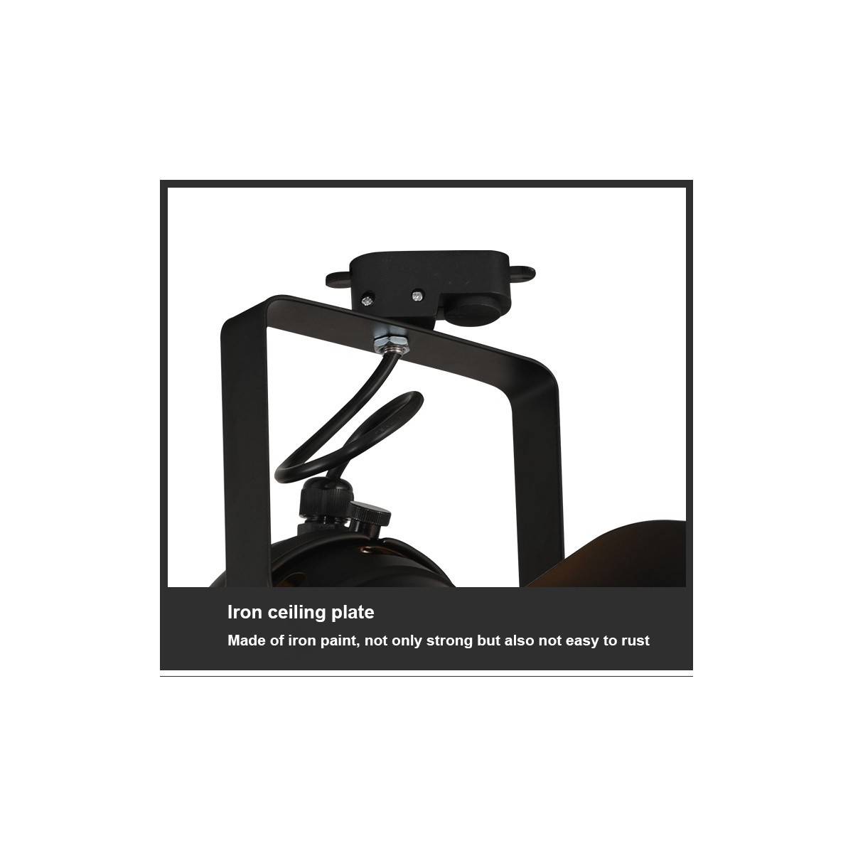 Extending and adjustable spotlight 1-phase track - Cinema