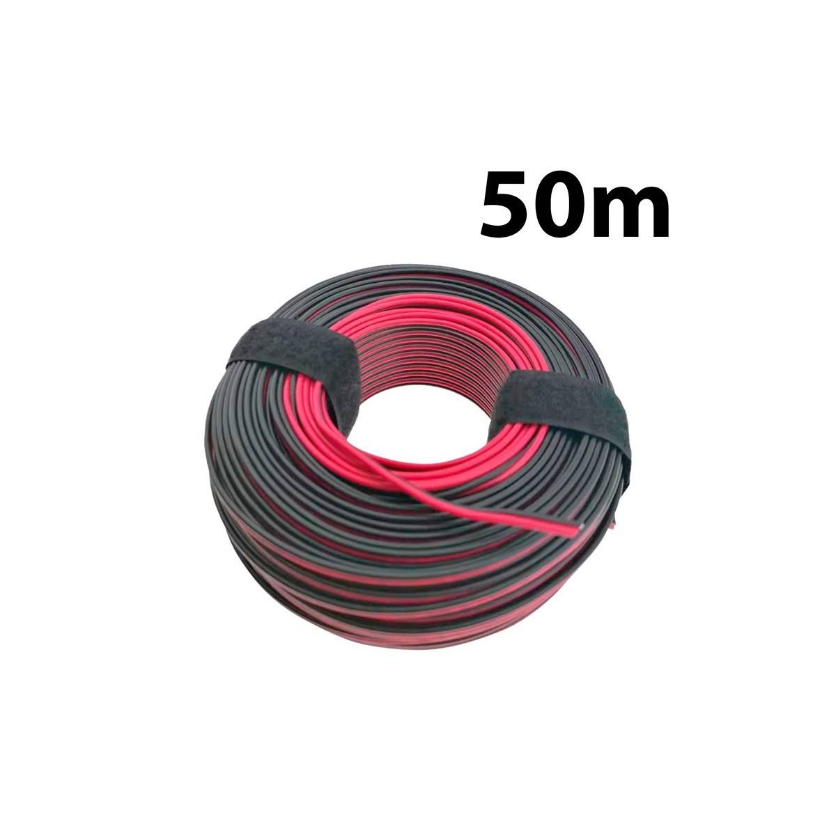 Bipolar Cable 2x0,52mm for single color LED strip 12-24V or LED Spotlights