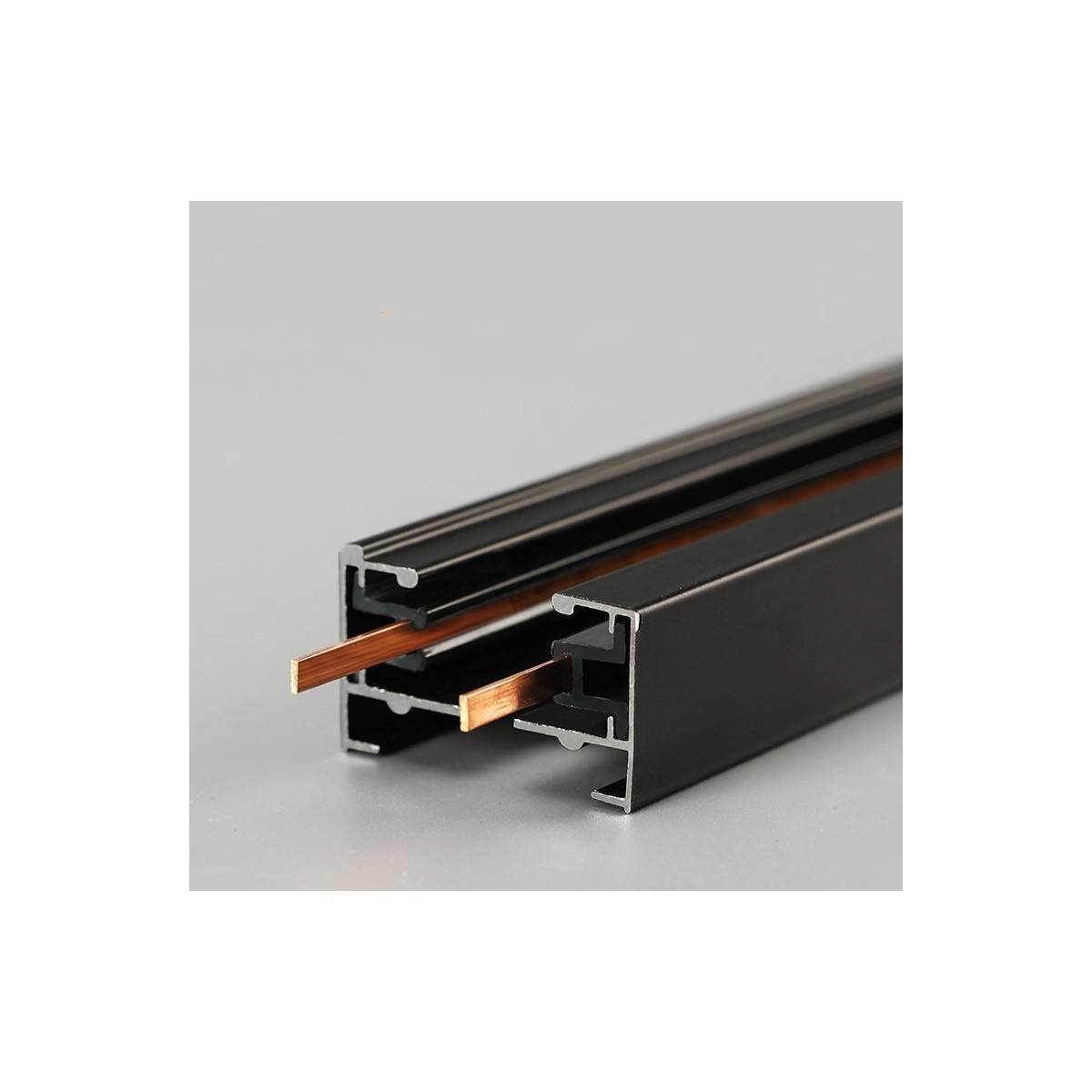 Surface mounted 1-phase track for LED spotlights - 2 m