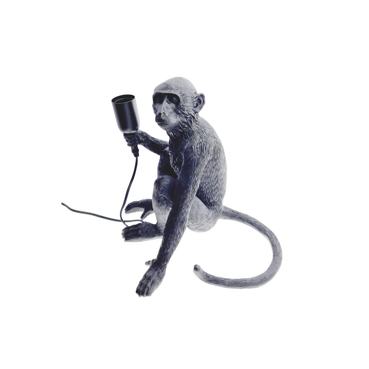 Rila" resin table lamp "Monkey" / Inspiration SELETTI lamp "Monkey".