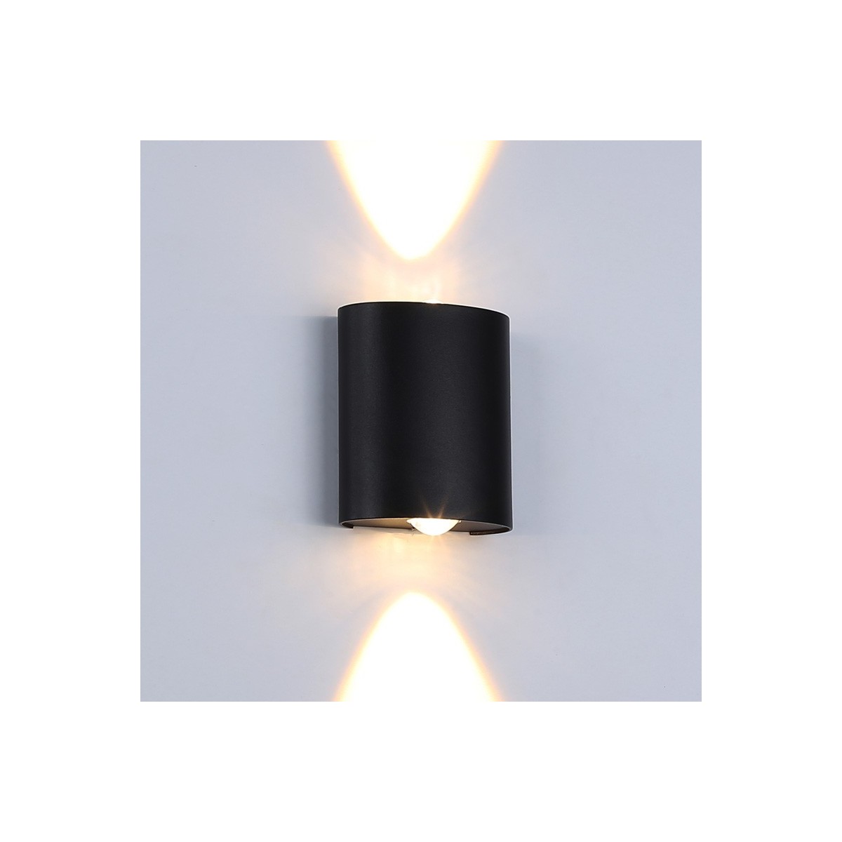 Modern bi-directional LED outdoor wall light "Asas" - 6W - IP54