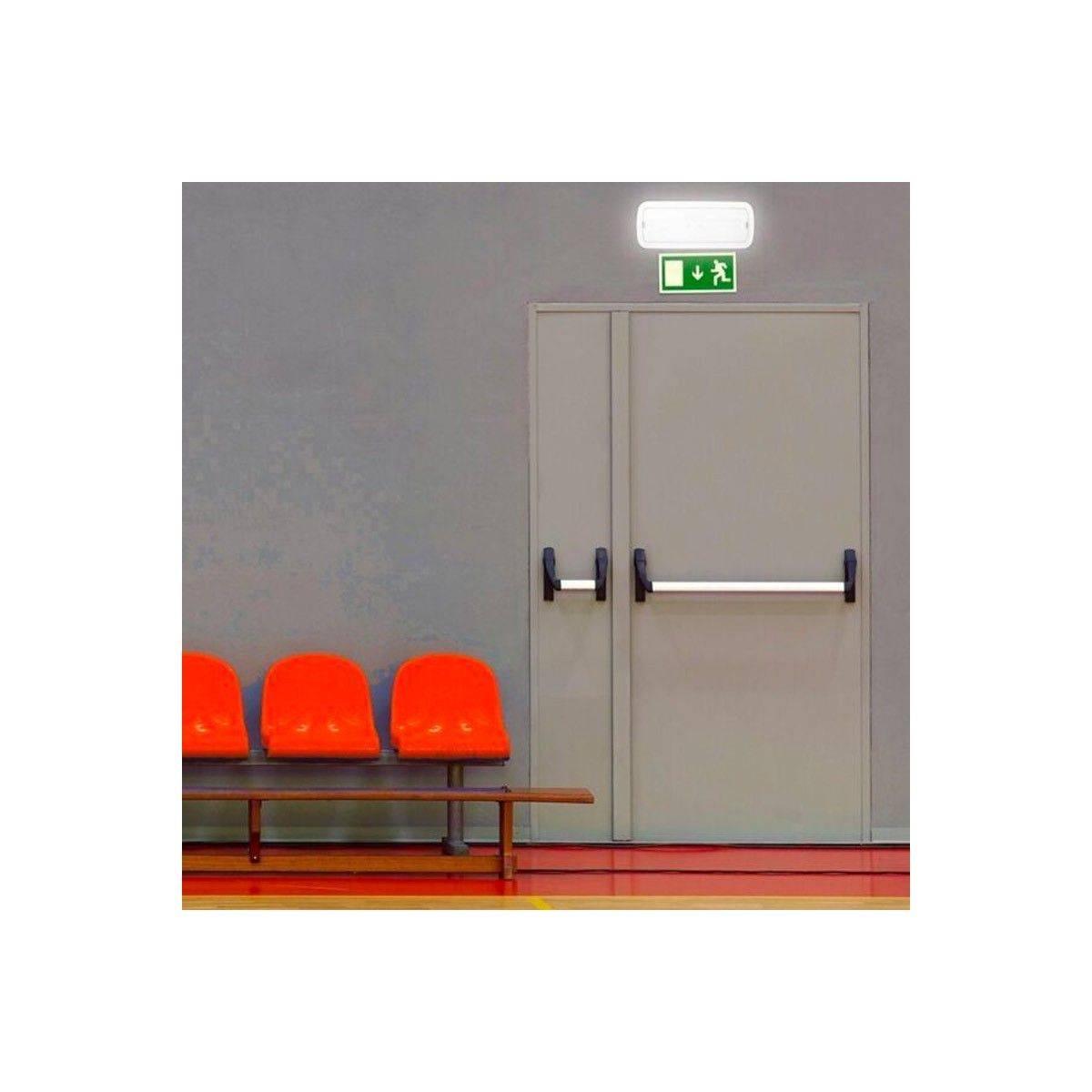 LED Emergency Light Kit 3W + Waterproof Box - 3h of autonomy - IP65