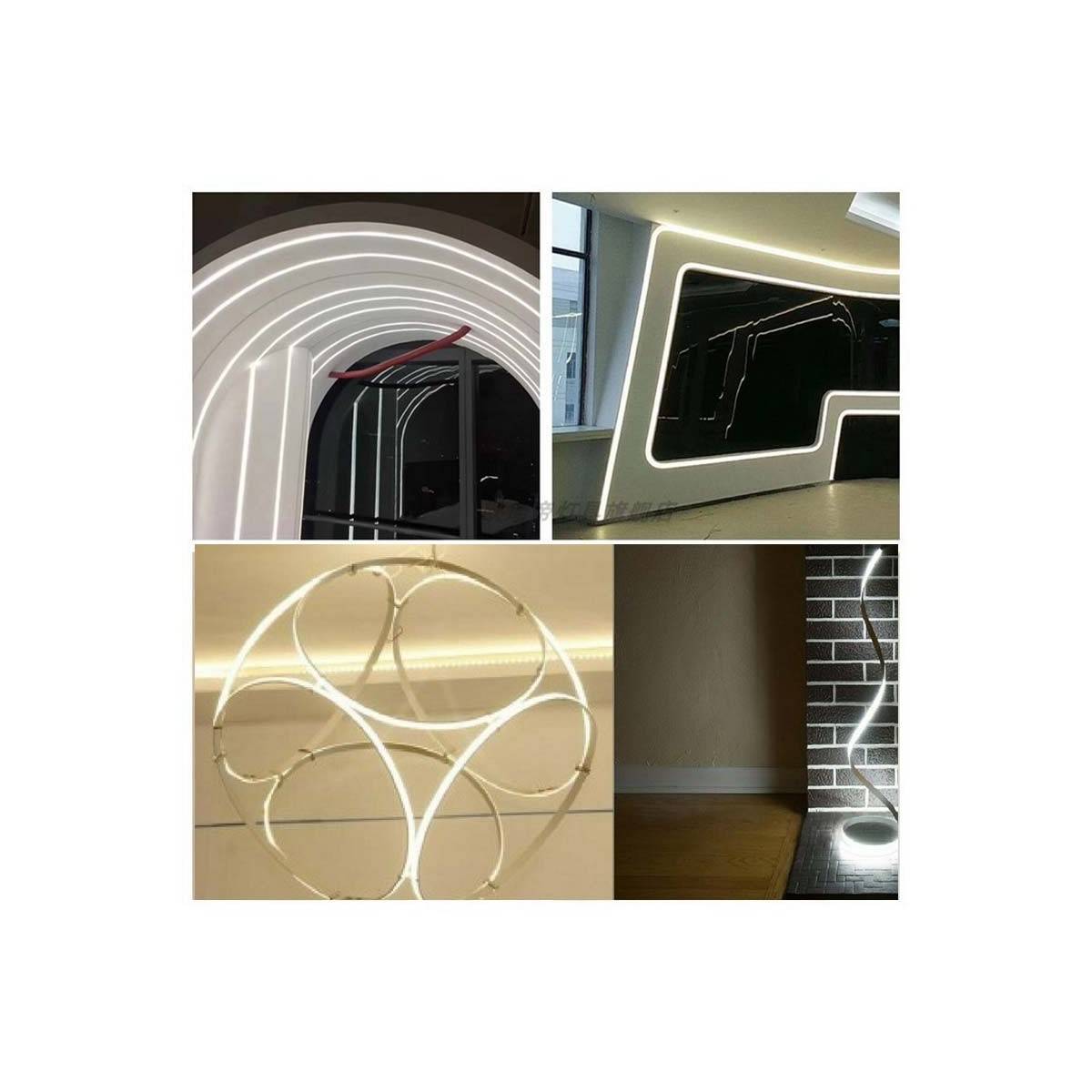 Flexible aluminum profile 10x10 neon or neon sleeve : Neon Guide