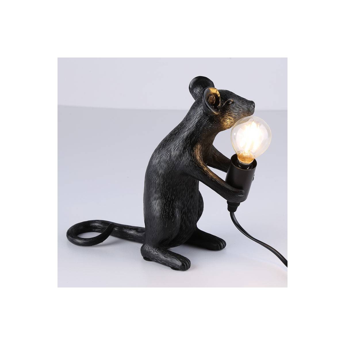 Table lamp resin mouse "Stuart" / Inspiracion SELETTI "Mouse".