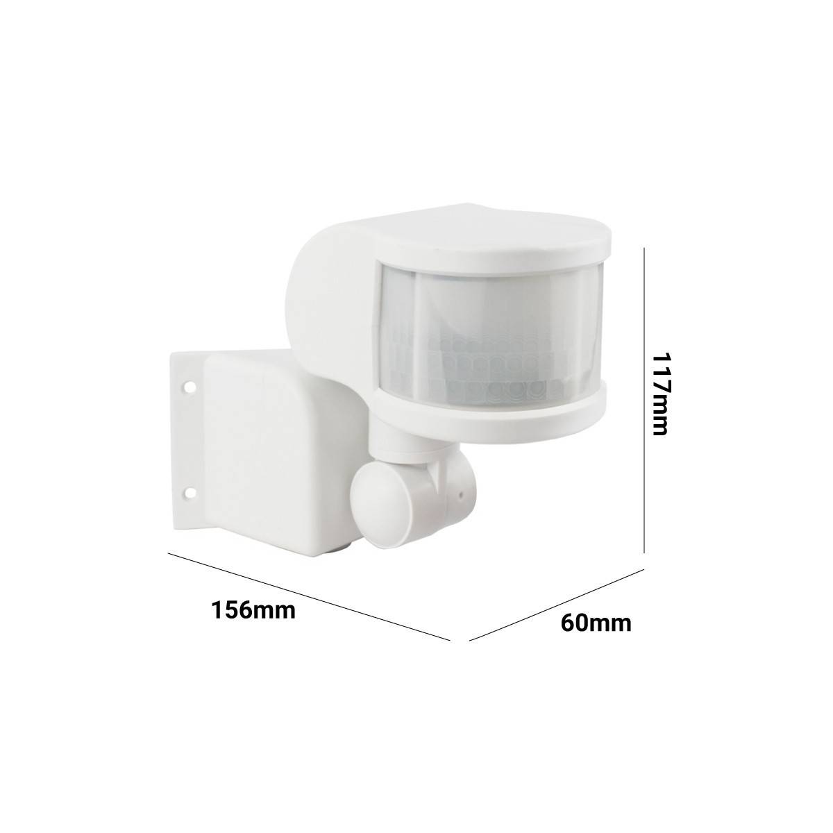 PIR and Twilight Corner Motion Sensor IP44 | B-LED