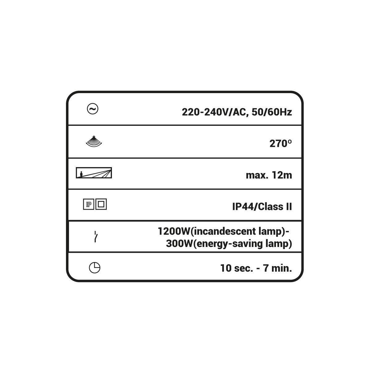 PIR and Twilight Corner Motion Sensor IP44 | B-LED