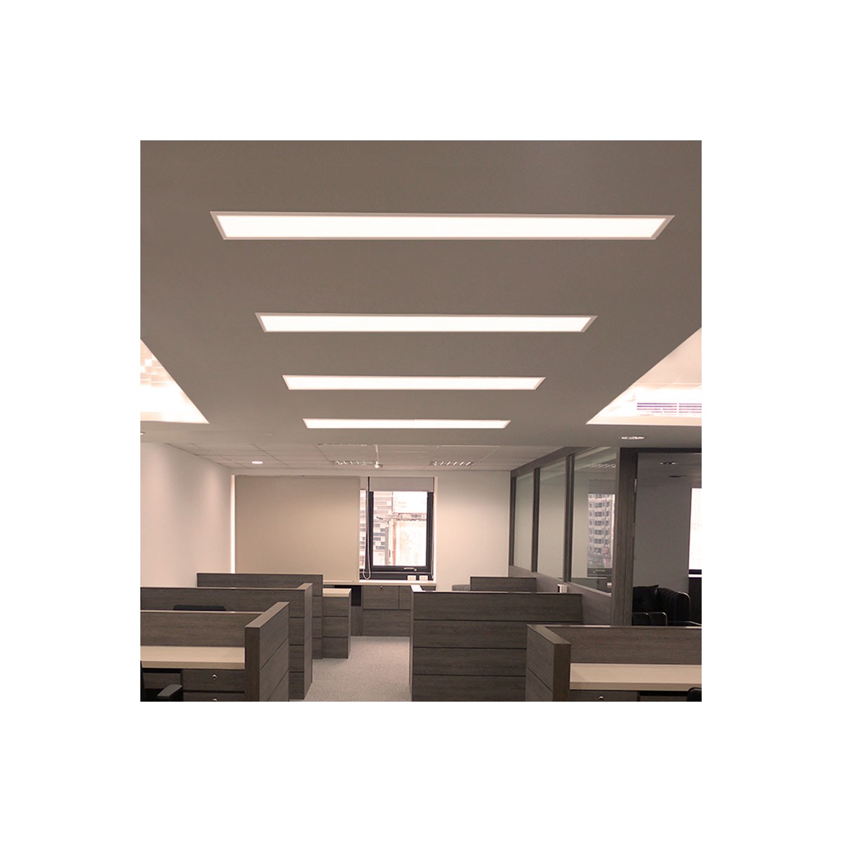 Recessed LED Panel 1200X600mm Slim 72W PHILIPS DRIVER UGR19 with ...