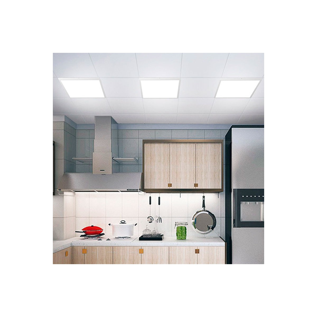 WIFI SMART RGB / RGBW + CCT recessed LED panel - 60x60 cm - 40W - With ...