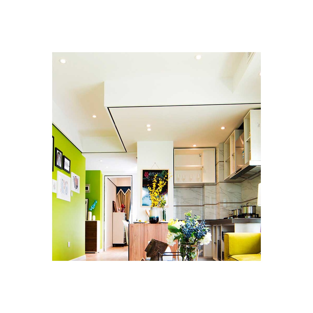 Buy 12W circular recessed extra flat LED Downlight Plate