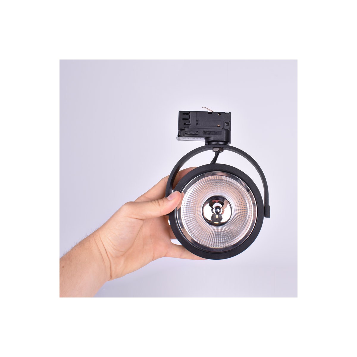 Three-phase track spotlights AR111