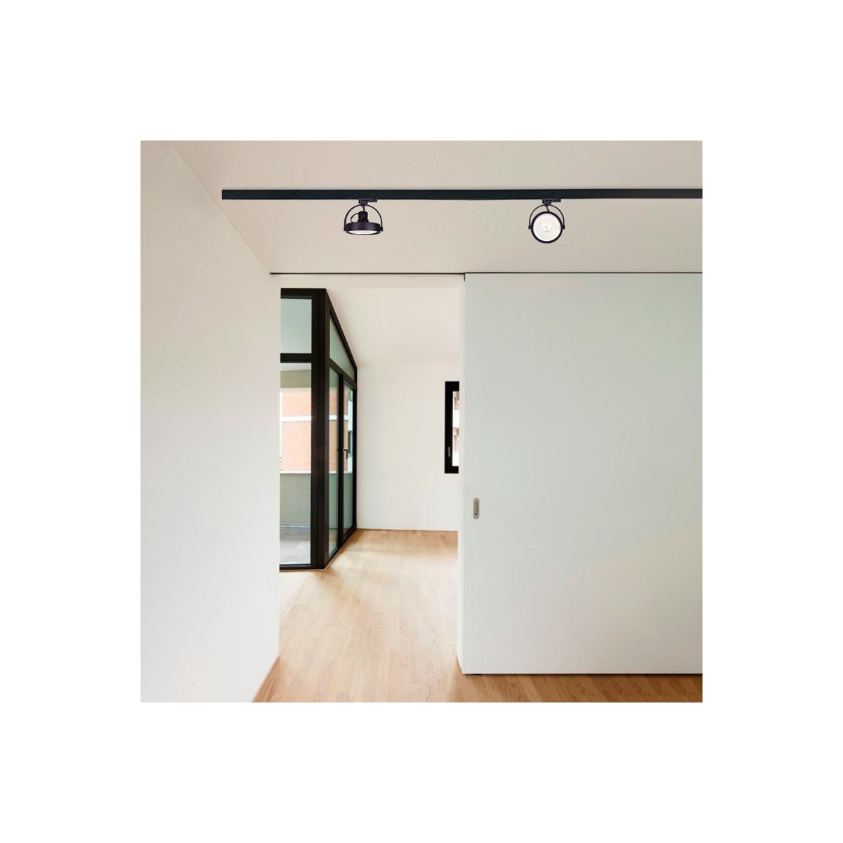 Pack 3-Phase LED Track Spotlight + LED AR111 GU10 Bulb