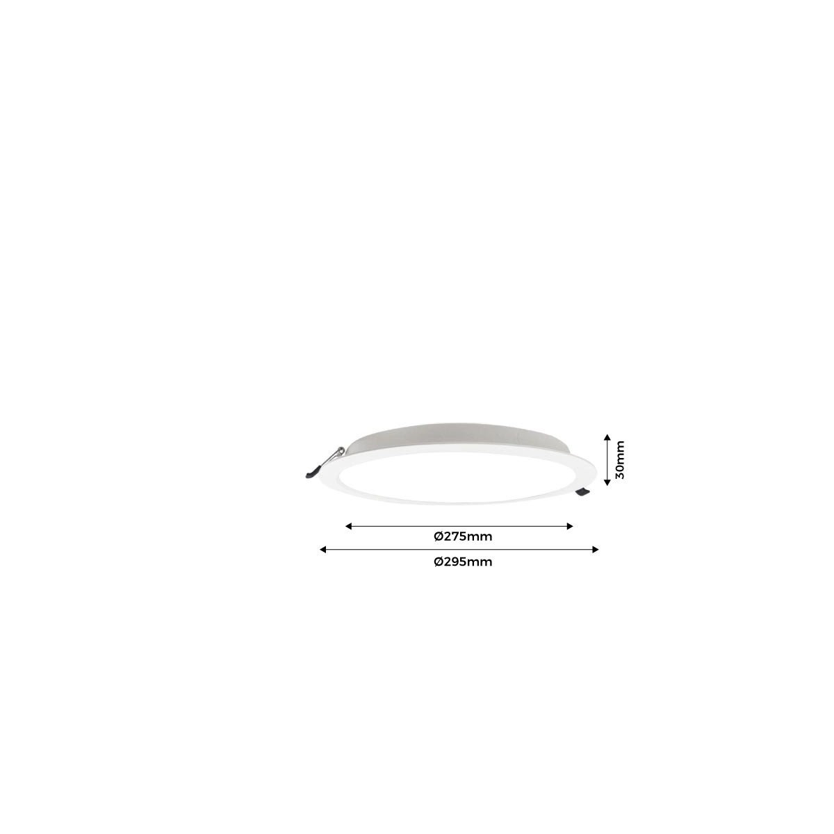 LED Recessed Downlights 24W DOB | Circular Downlights