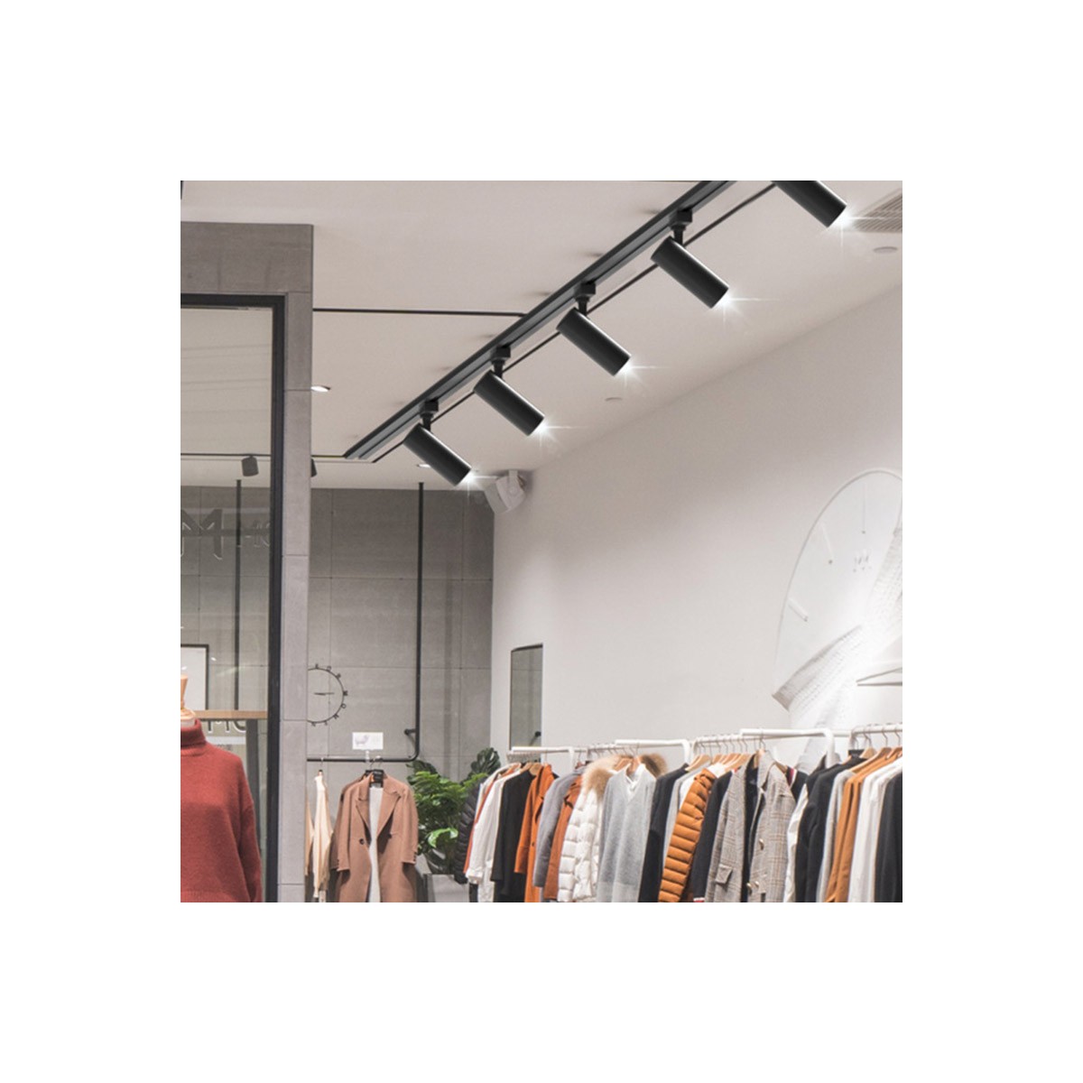 36W CCT Triac Dimmable three-phase LED track spotlight 36W CCT Triac ...