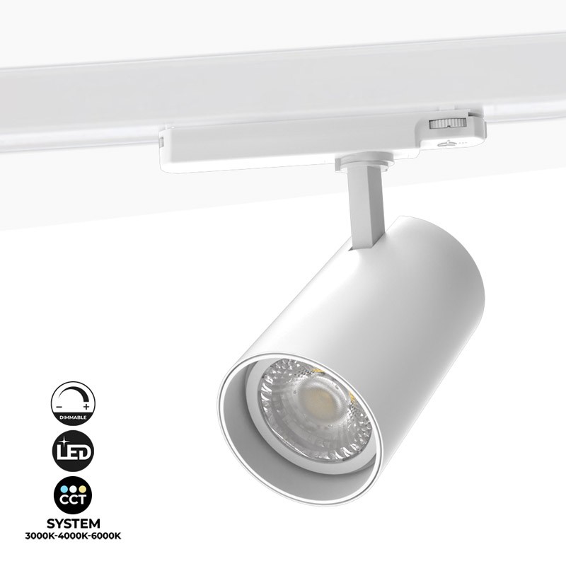 36W CCT Triac Dimmable three-phase LED track spotlight 36W CCT Triac ...